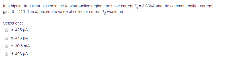 Solved In a bipolar transistor biased in the forward-active | Chegg.com