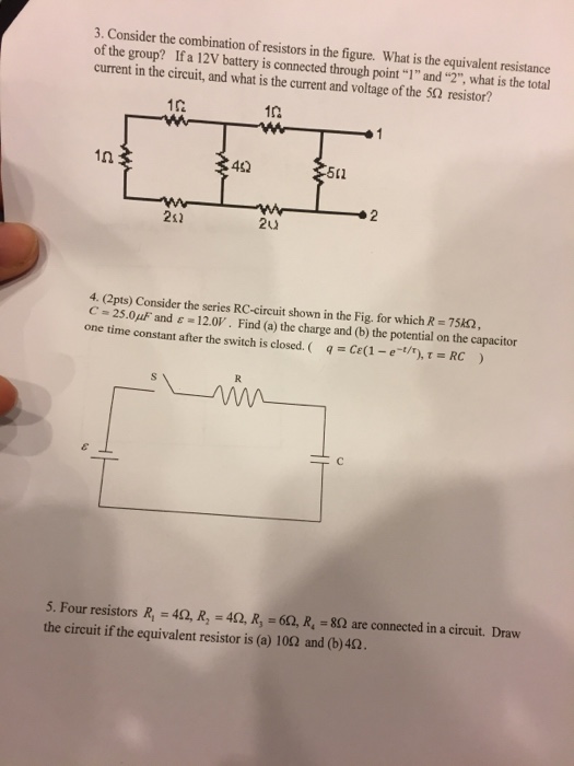 Solved Consider the combination of resistors in the figure. | Chegg.com