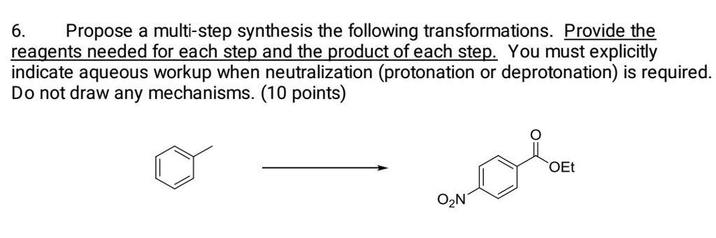 Solved Propose a multi-step synthesis the following | Chegg.com
