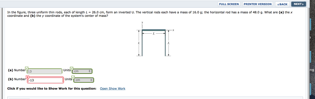 Solved NEXT FULL SCREEN PRINTER VERSION BACK In the figure, | Chegg.com