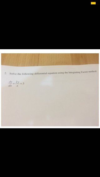 Solved Solve the following differential equation using the | Chegg.com