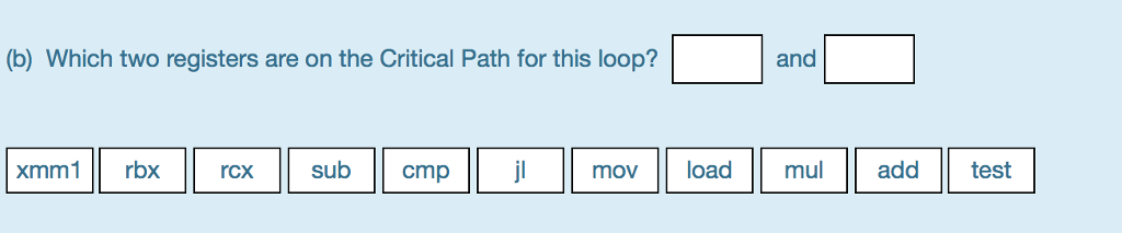 Consider the following x86-64 assembly code for an | Chegg.com