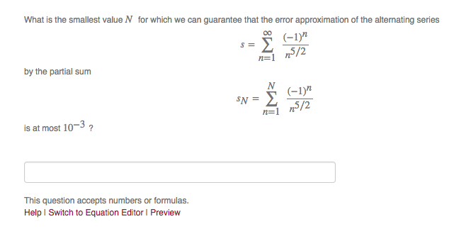 Solved What is the smallest value N for which we can | Chegg.com