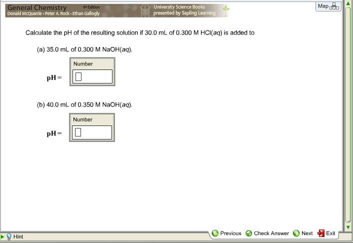 Solved Calculate the pH of the resulting solution if 30.0 mL | Chegg.com