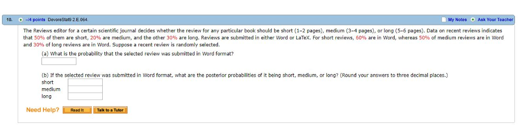 Solved My Notes Ask Your Teacher 10 4 Points Devorestat9