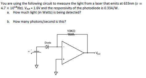 Solved You are using the following circuit to measure the | Chegg.com