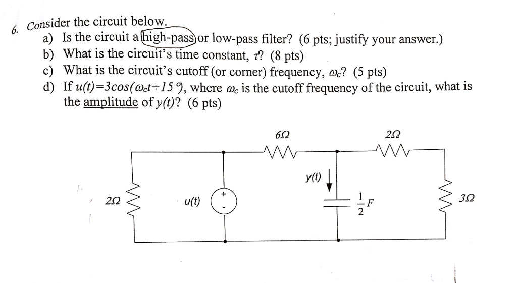 Solved Consider the circuit below. Is the circuit a | Chegg.com