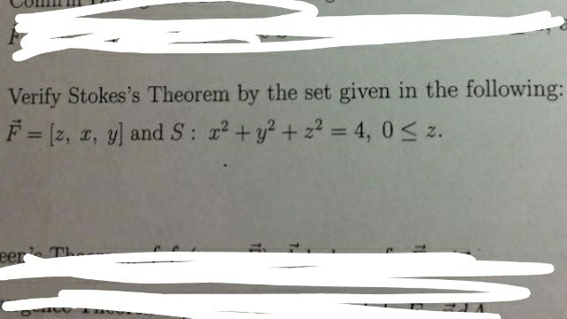 Solved Verify Stokes's Theorem by the set given in the | Chegg.com Solved Verify Stokes's Theorem by the set given in the | Chegg.com