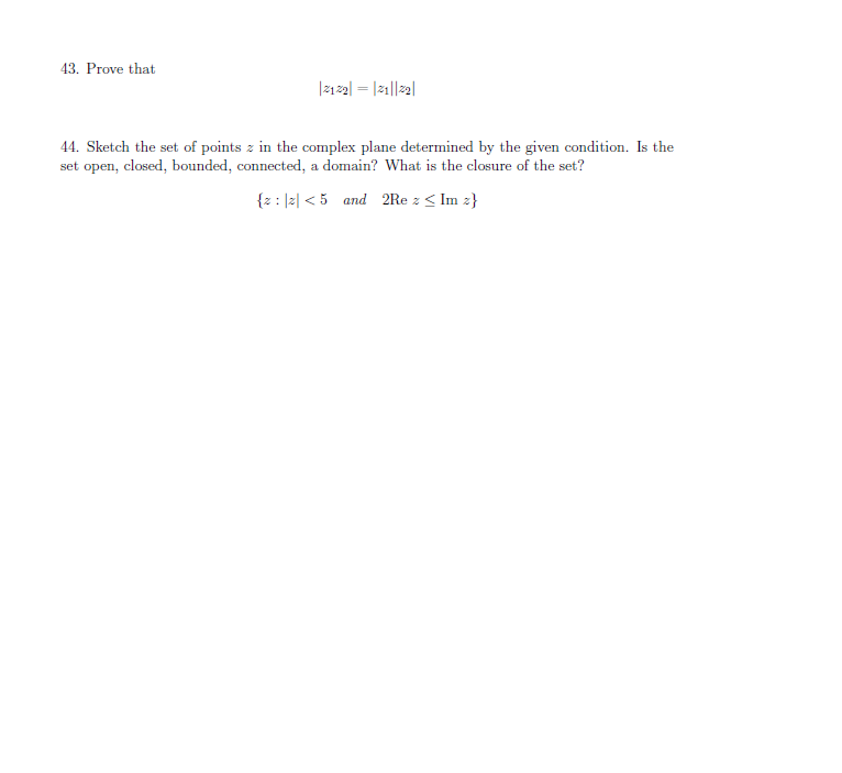 Solved 3. Prove that laal = lallal tion set open, closed, | Chegg.com