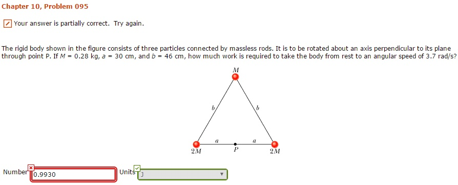 Solved Chapter 10, Problem 095 Your answer is partially | Chegg.com