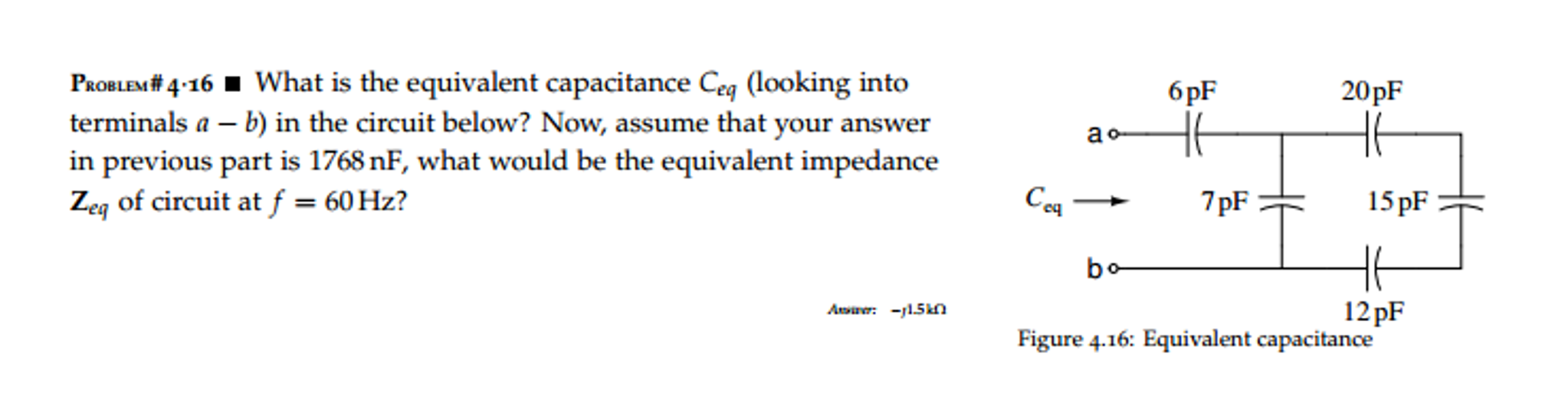 Solved What is the equivalent capacitance C_eq (looking into | Chegg.com