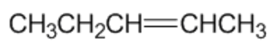 Solved Draw the molecule listed below. CH_3CH_2CH==CHCH_3 | Chegg.com