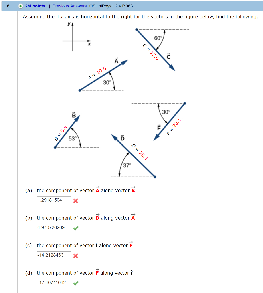 Solved Assuming the +x-axis is horizontal to the right for | Chegg.com