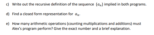 Solved 3. Two students, Alex and Casey, wrote Python | Chegg.com