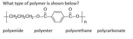 Solved What type of polymer is shown below? CH,CH,CH-o | Chegg.com