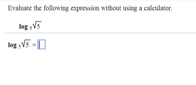 Solved Evaluate the following expression without using a | Chegg.com
