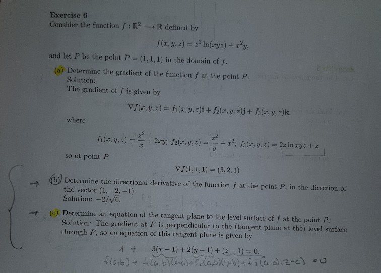 Solved Exercise 6 Consider the function f : R2 ? R defined | Chegg.com