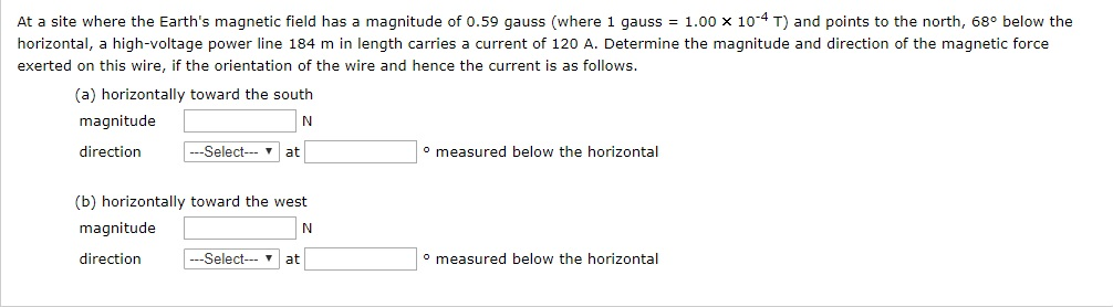 Gauss Magnet Chart