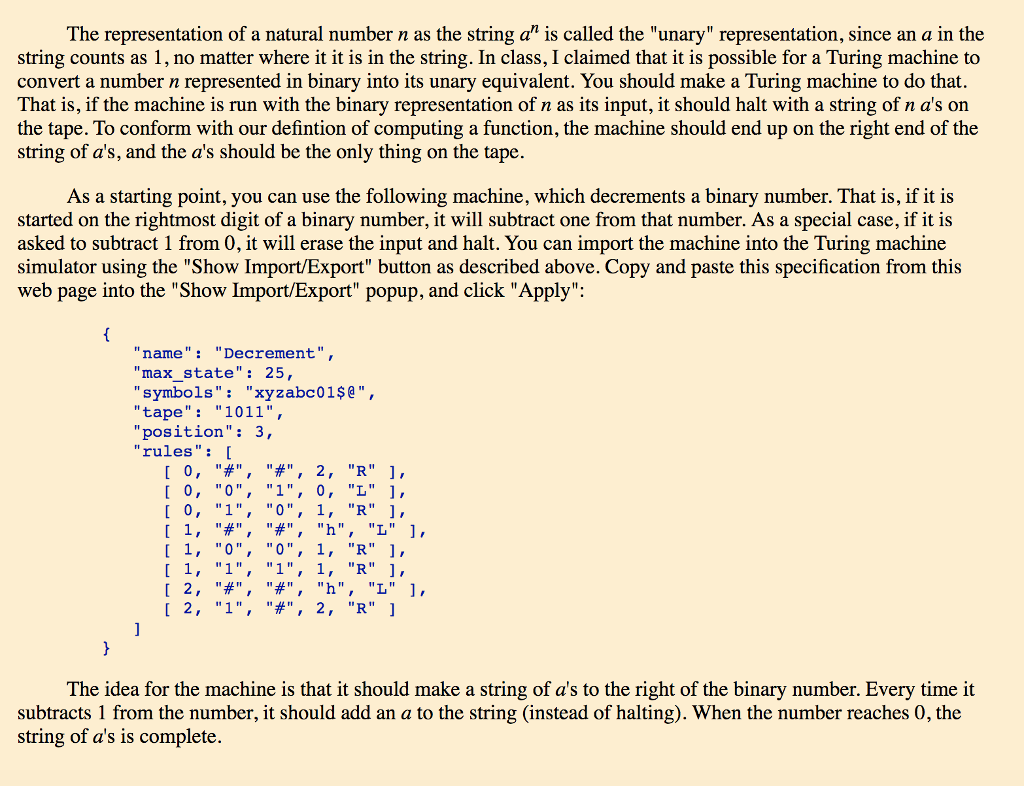 The representation of a natural number n as the | Chegg.com