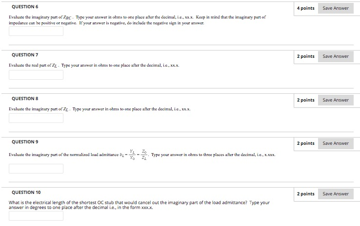 Solved 4 pointsSave Answer QUESTION 5 The following | Chegg.com