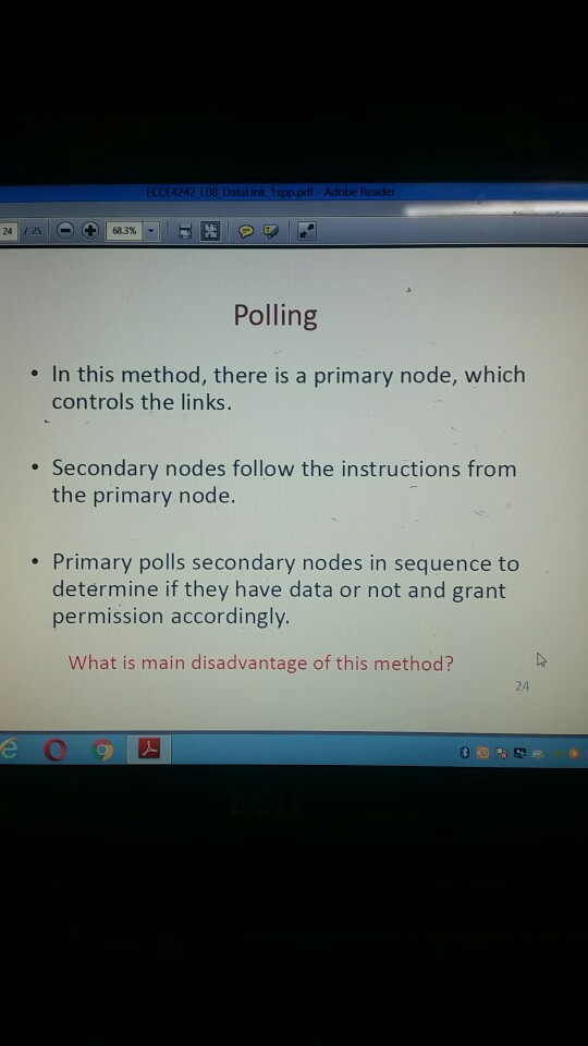 Solved 24 25 68.3% Polling . In this method, there is a | Chegg.com
