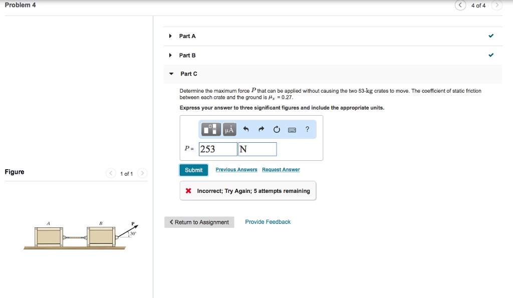 Solved Problem4 4 of 4> Part A Part B Part C Determine the | Chegg.com