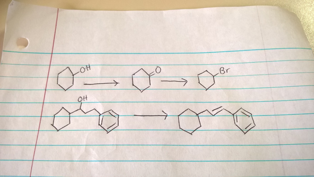 Solved STARTING FROM CYCLOHEXANOL , OUTLINE A PRACTICAL | Chegg.com