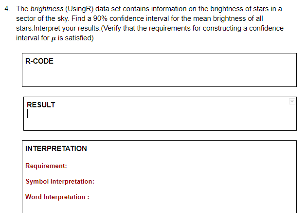 Solved 5. The stud.recs (UsingR) data set contains a sample | Chegg.com