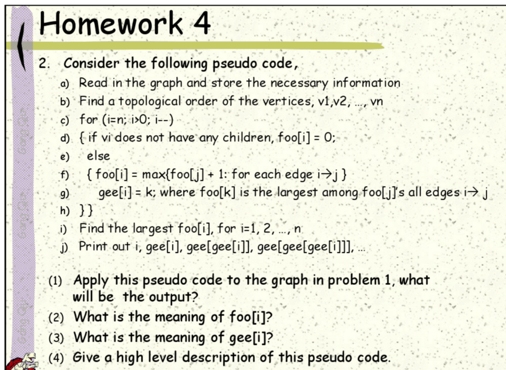 Consider The Following Pseudo Code A Read In The