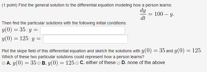 Solved Find the general solution to the differential | Chegg.com
