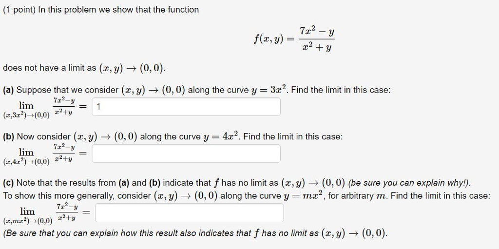 Solved In this problem we show that the function f(x, y) = | Chegg.com