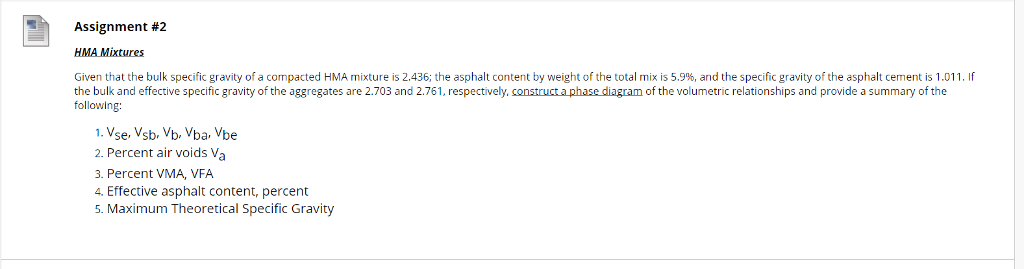 Solved Given that the bulk specific gravity of a compacted | Chegg.com