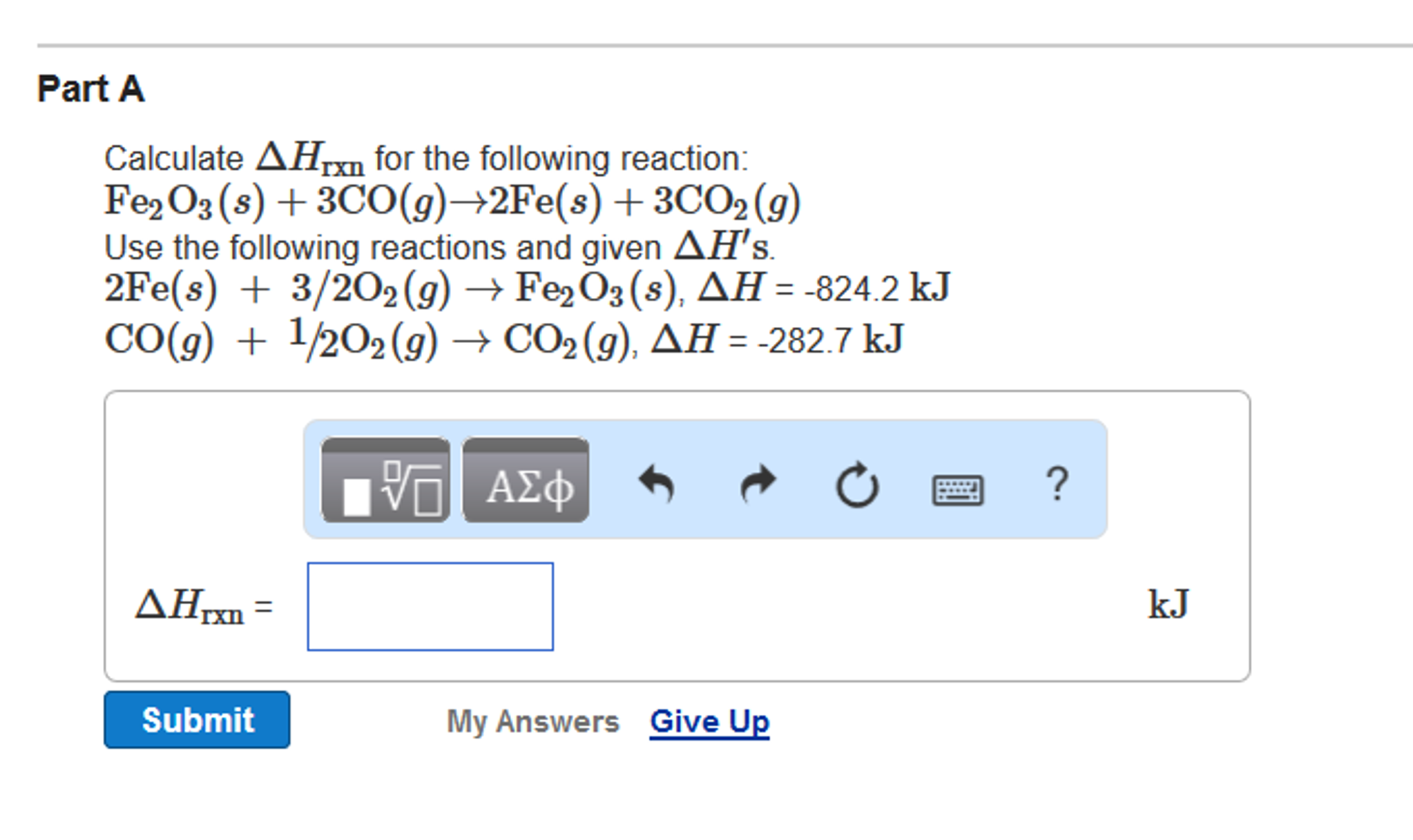 Solved Calculate Delta H rxn For The Following Reaction Chegg Solved Calculate Delta H rxn For The Following Reaction Chegg