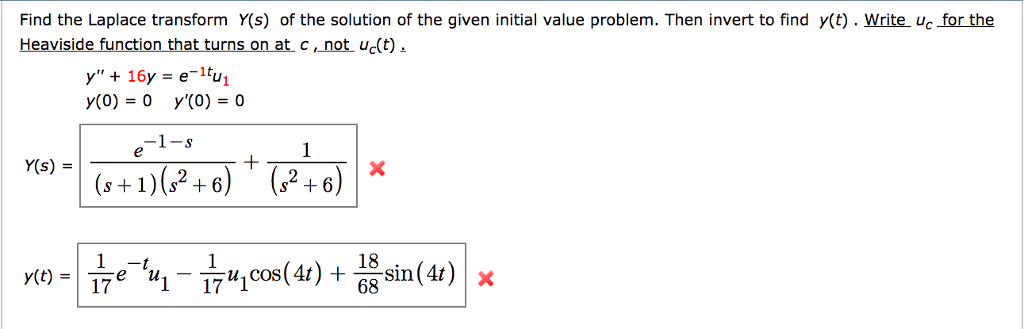 Solved Find the Laplace transform Y(s) of the solution of | Chegg.com