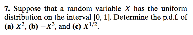 Solved Suppose That A Random Variable X Has The Uniform