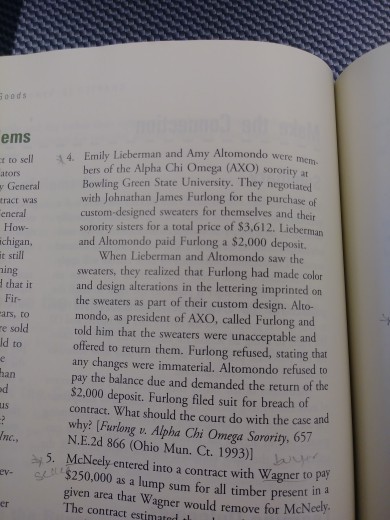 ems t toll 4. Emily Lieberman and Amy Altomondo were | Chegg.com