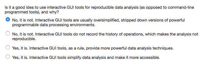 Solved Is it a good idea to use interactive GUI tools for | Chegg.com