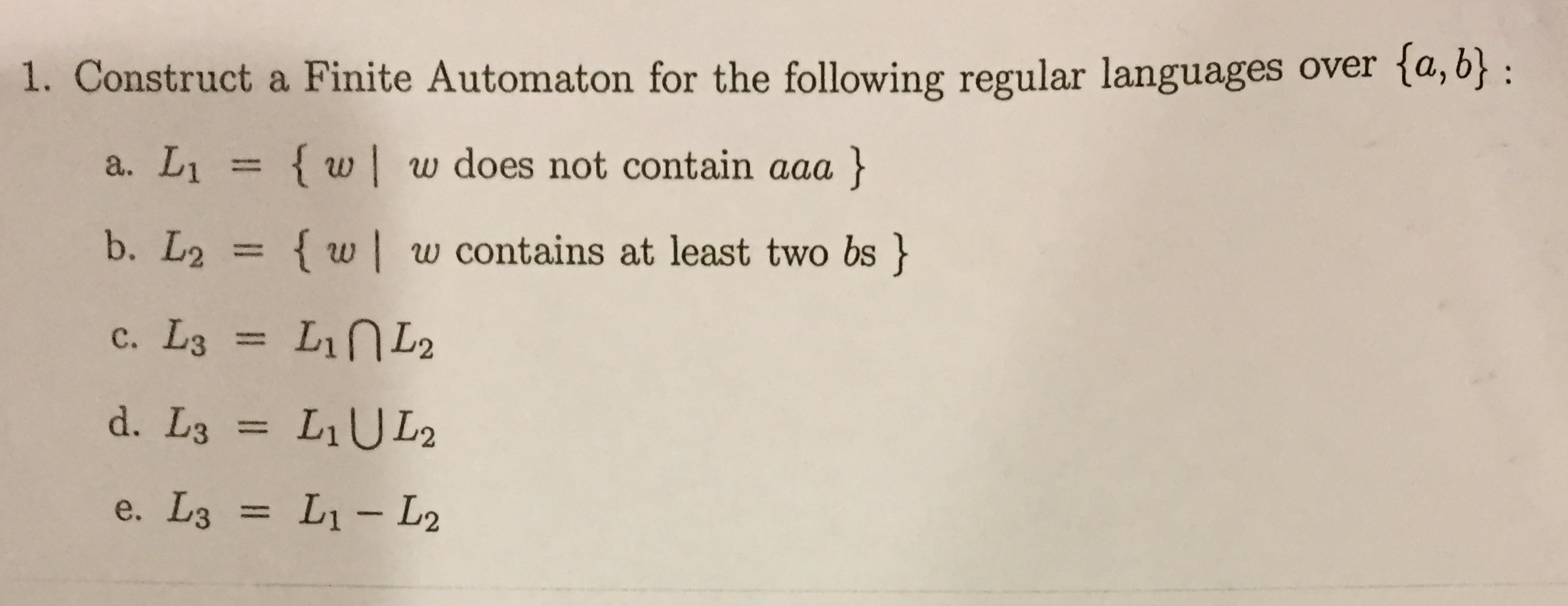 Solved Finite Automaton Can anyone help me with these two | Chegg.com