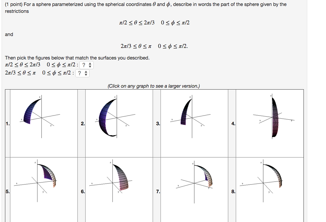 Solved For a sphere parameterized using the spherical | Chegg.com
