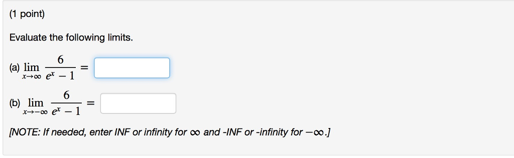 Solved Evaluate the following limits. lim_x rightarrow | Chegg.com