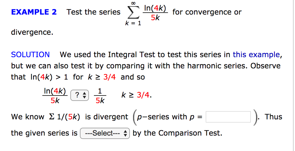 Solved 2 EXAMPLE 1 Determine whether the series converges or | Chegg.com