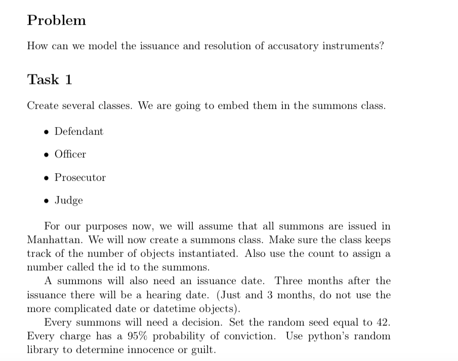 Problem How can we model the issuance and resolution | Chegg.com
