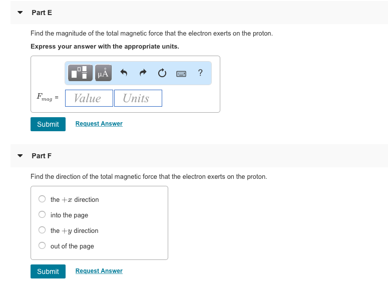 Solved Constants An Electron And A Proton Are Each Moving At