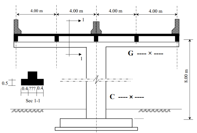 The drawing shows the main system adopted for a | Chegg.com