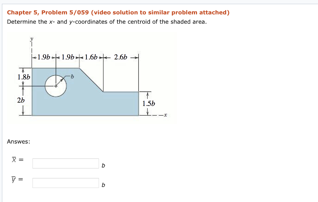 Solved Chapter 5, Problem 5/059 (video solution to similar | Chegg.com Solved Chapter 5, Problem 5/059 (video solution to similar | Chegg.com