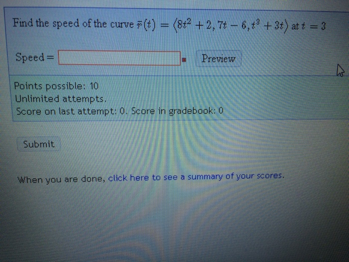 Solved Find the speed of the curve r- (t) = (8t^2 + 2, 7t - | Chegg.com