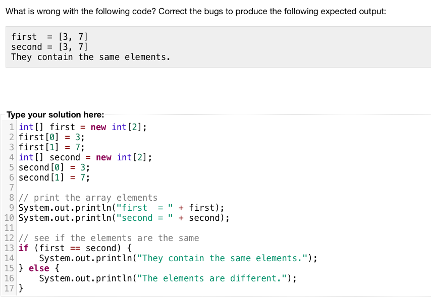 Solved What Is Wrong With The Following Code Correct The