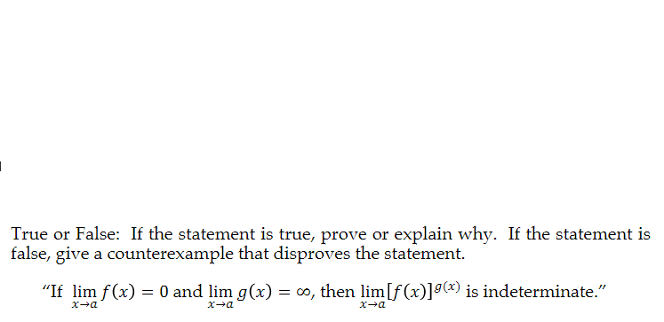 Solved True or False: If the statement is true, prove or | Chegg.com
