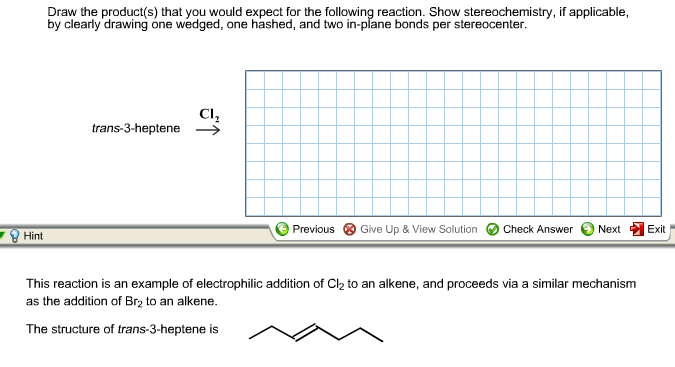 Solved Draw The Product S That You Would Expect For The
