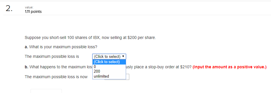 Solved value: 1.11 points Supposey a. What is your maximum | Chegg.com